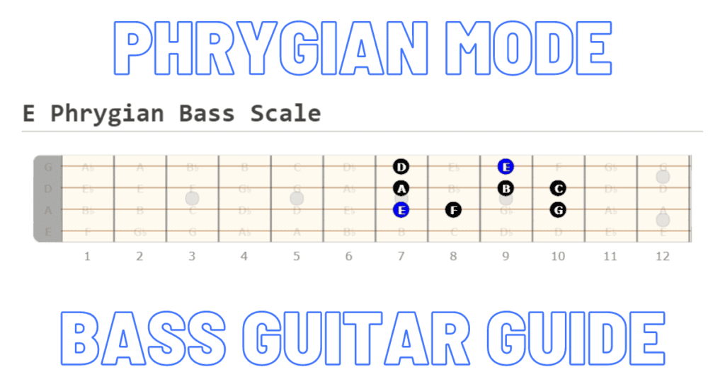 Phrygian Bass Mode | Easy Scale Lesson - playelectricbass.com