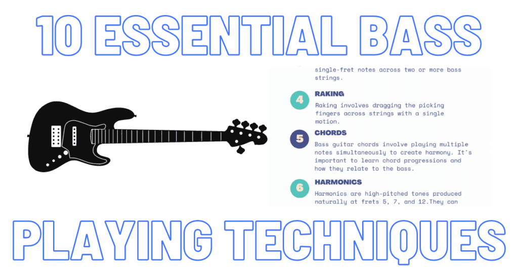 Top 10 Essential Bass Playing Techniques - playelectricbass.com