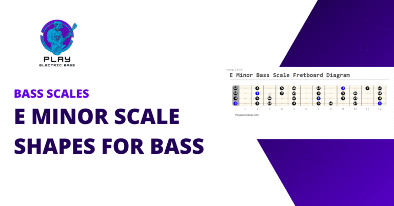 E Minor Scale Bass Positions and Tabs (7 Pro Shapes) - playelectricbass.com
